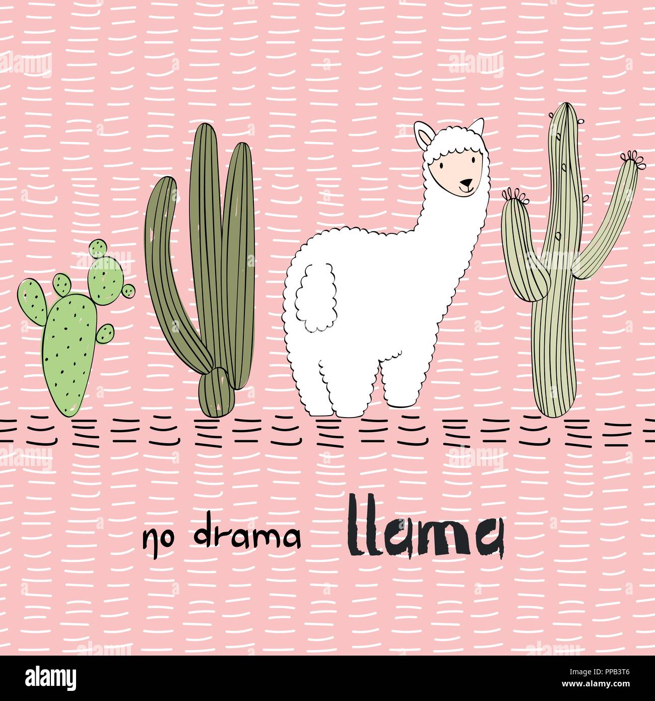 Llama No Drama High Resolution Stock Photography and Images - Alamy