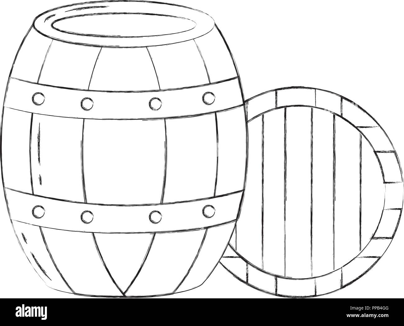 Barrel of scotch Black and White Stock Photos & Images - Alamy