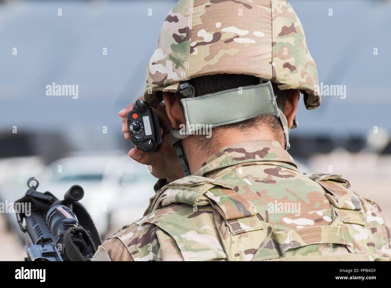 Airman Cody Millican, 2nd Security Forces Squadron installation ...