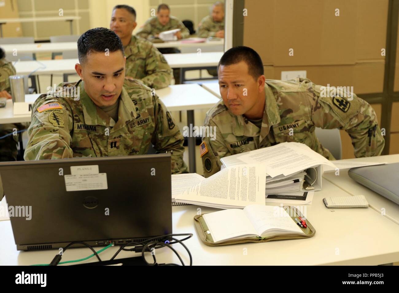Soldiers of the 29th Infantry Brigade Combat Team simulate operating in ...