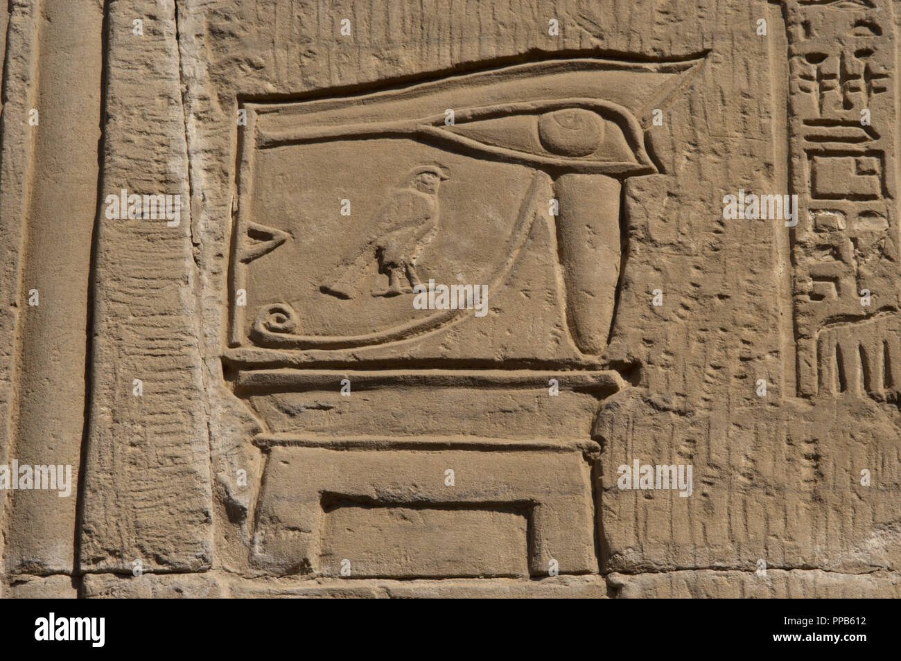 Egyptian Art. Temple of Kom Ombo. Ptolemaic Dynasty. 2nd century B.C ...