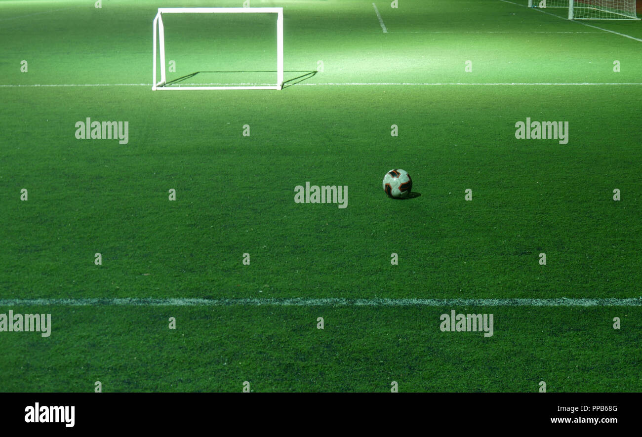 Football goal post flag hi-res stock photography and images - Alamy