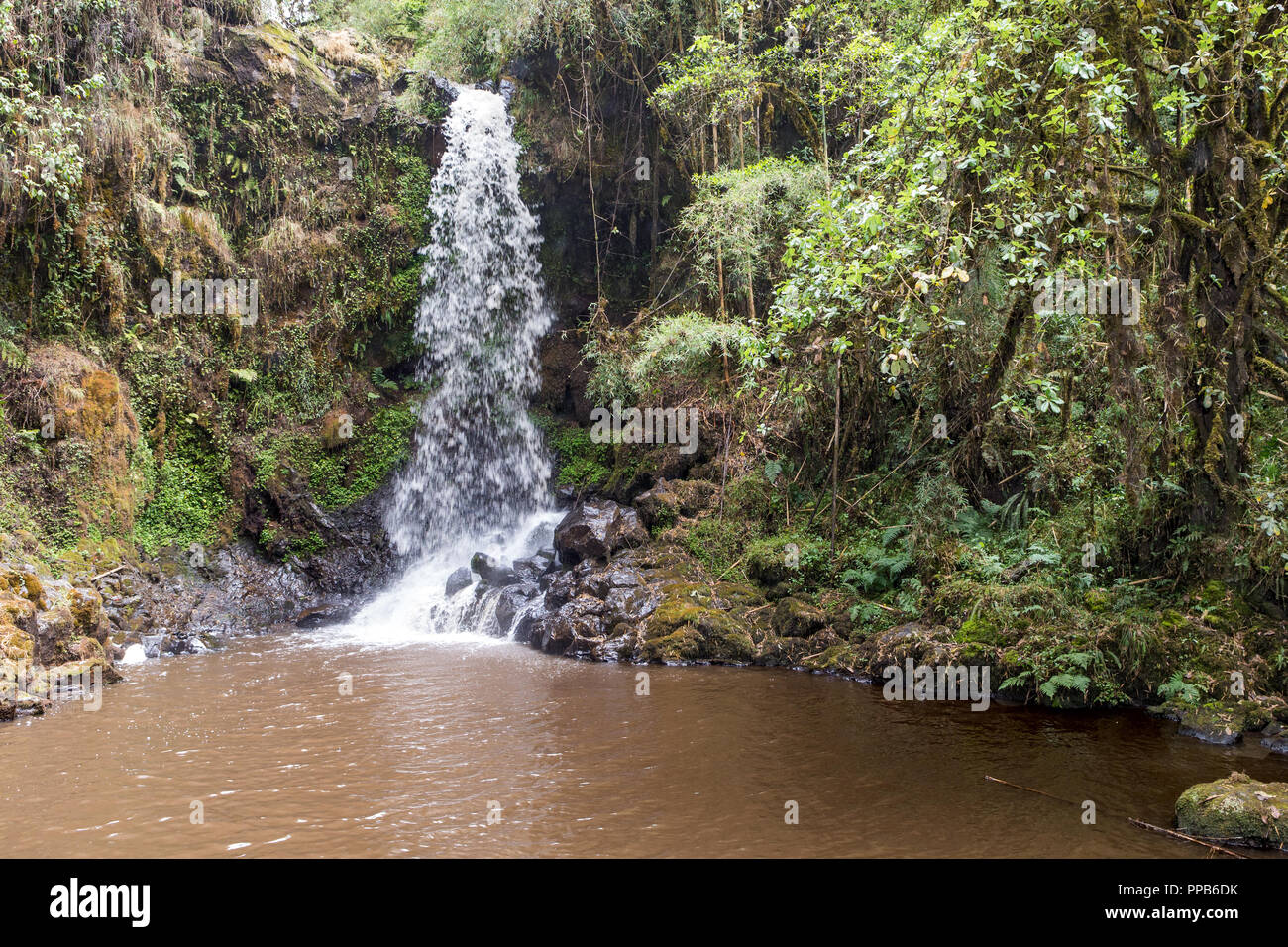 Waterfall, Bale Mountains, Ethiopia Stock Photo - Alamy