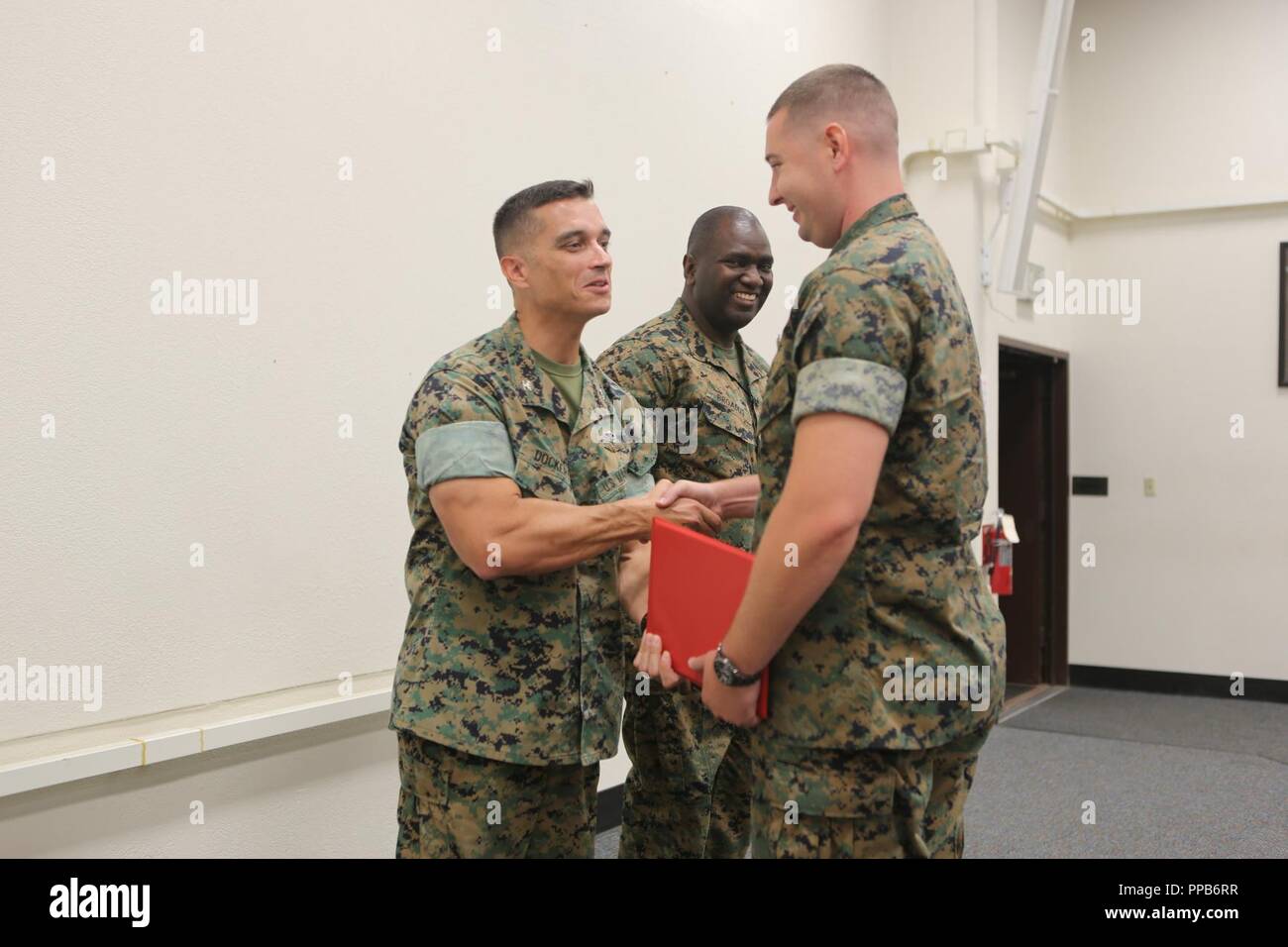 Col. Charles Dockery, commanding officer of Marine Corps Air Station ...