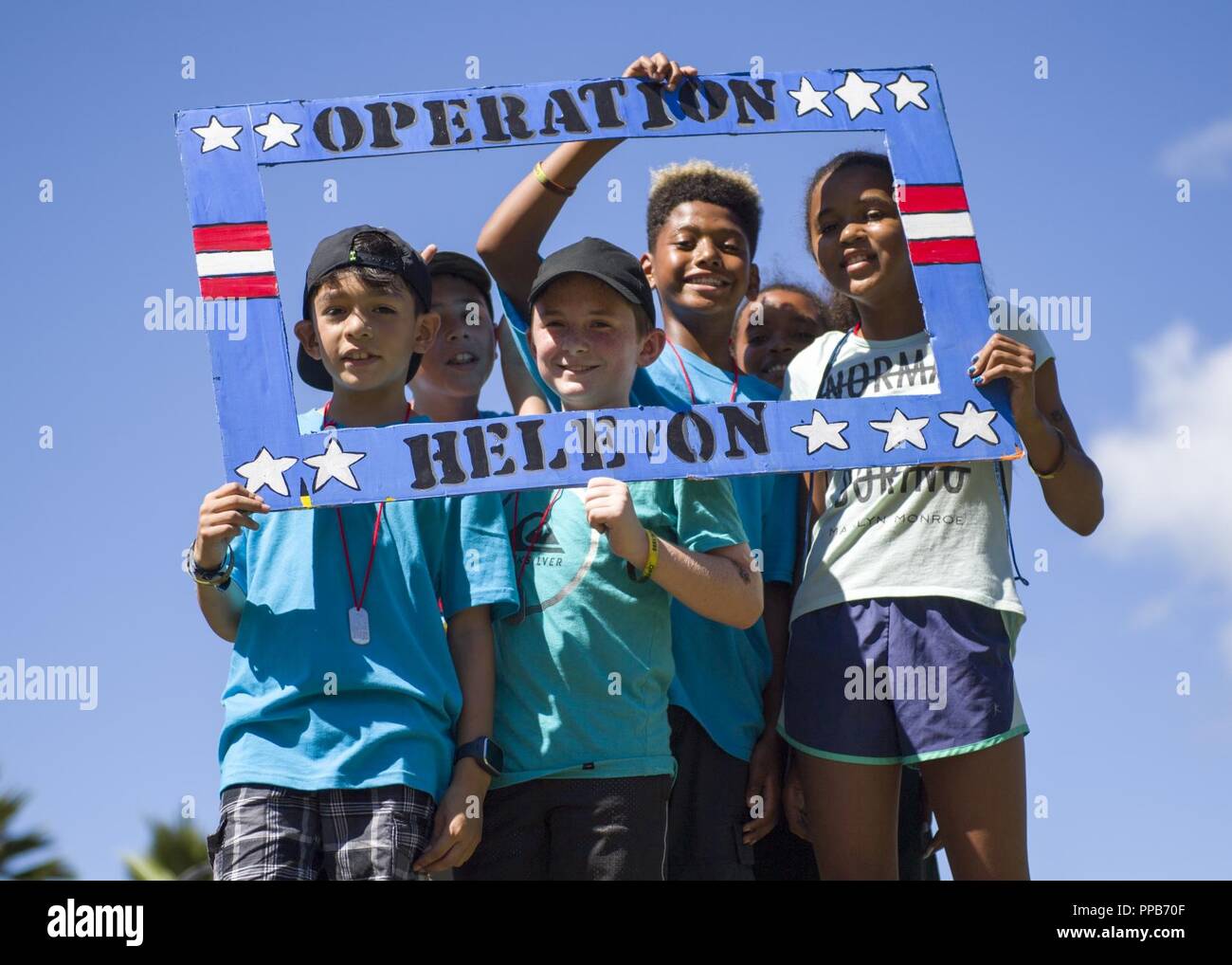 PEARL HARBOR (Aug. 17, 2018) Operation Hele On Cadets pose for a group ...