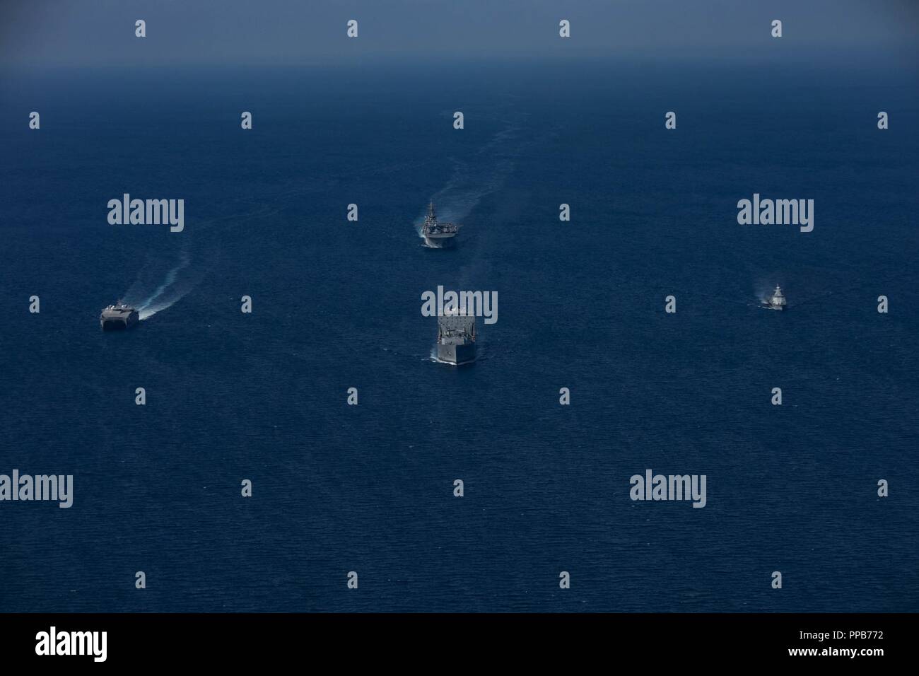 Expeditionary fast transport ship usns millinocket t epf 3 hi-res stock ...