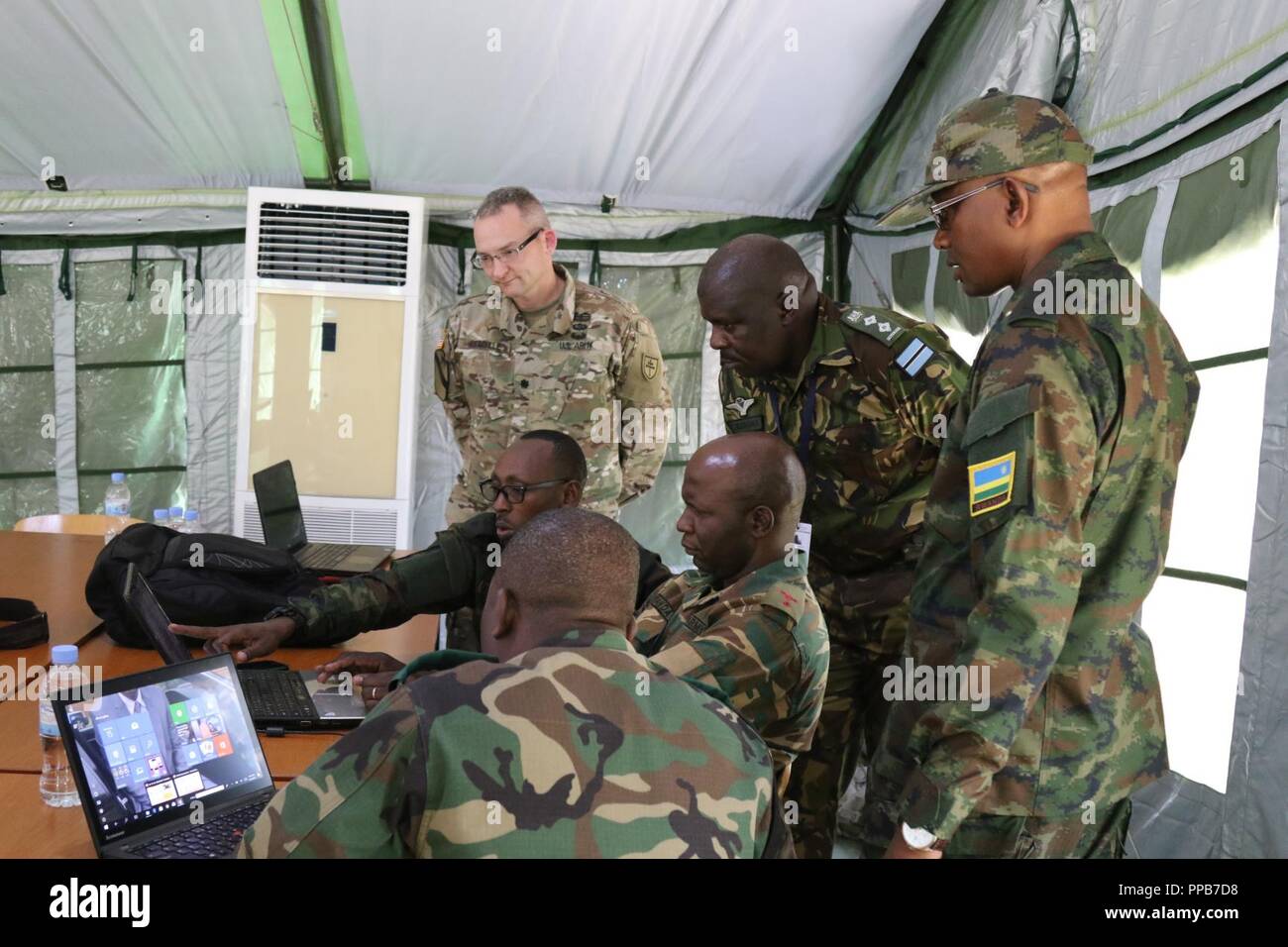 Military officers from Botswana, Rwanda, Zambia and the U.S. discuss ...