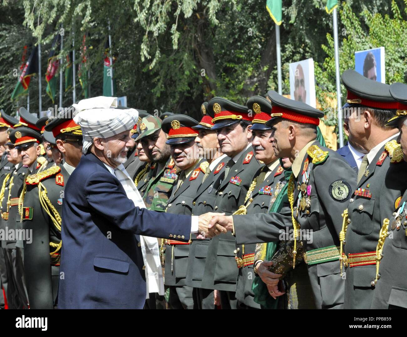 KABUL, Afghanistan (August 19, 2018) President Ashraf Ghani ...