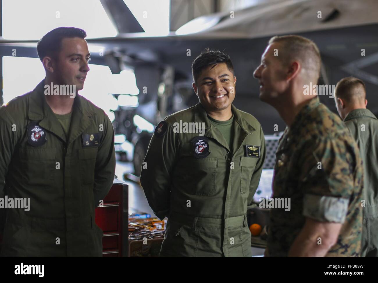 Brig. Gen. Michael Borgschulte, the 3rd Marine Aircraft Wing Assistant ...
