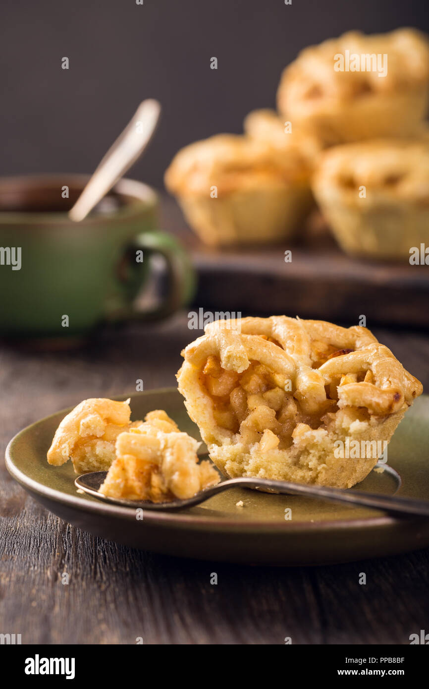 Homemade mini apple pies Stock Photo - Alamy