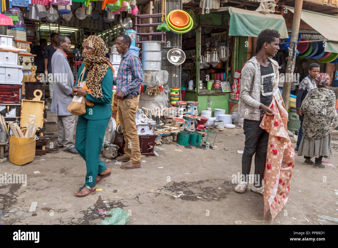 Addis Ketema aka Merkato, the largest African open air market. Addis ...