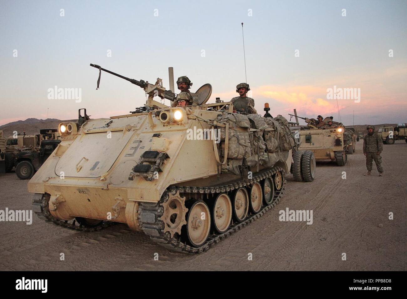 Soldiers of the 56th Stryker Brigade Combat Team, 28th Infantry ...