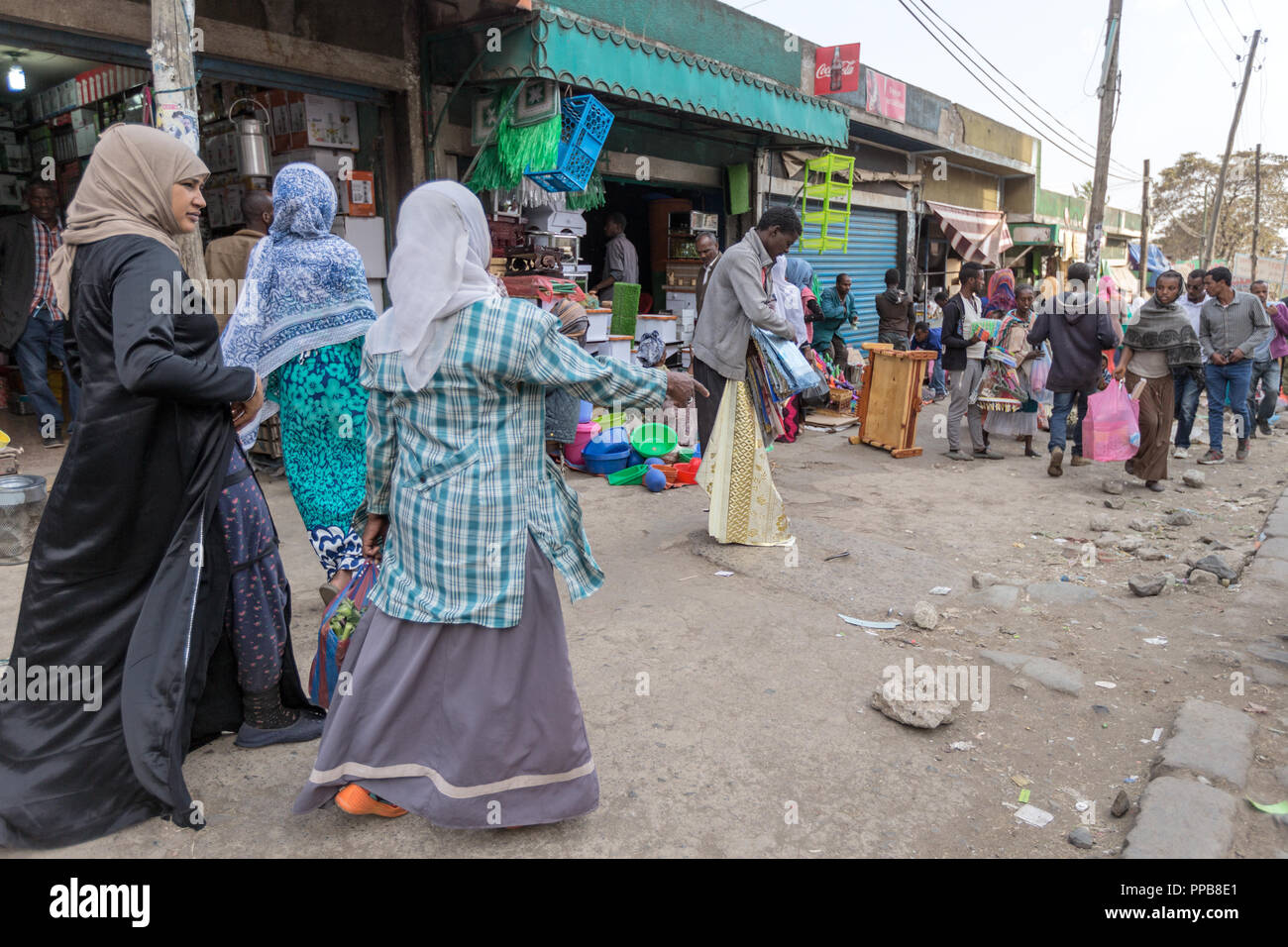 Addis Ketema aka Merkato, the largest African open air market. Addis ...