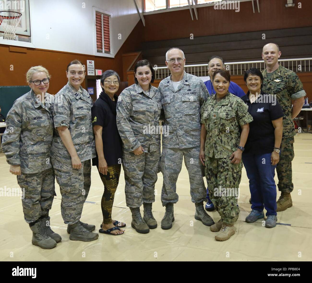 U.S. Air Force Lt. Col. James Jones, mission officer in charge of Maui ...