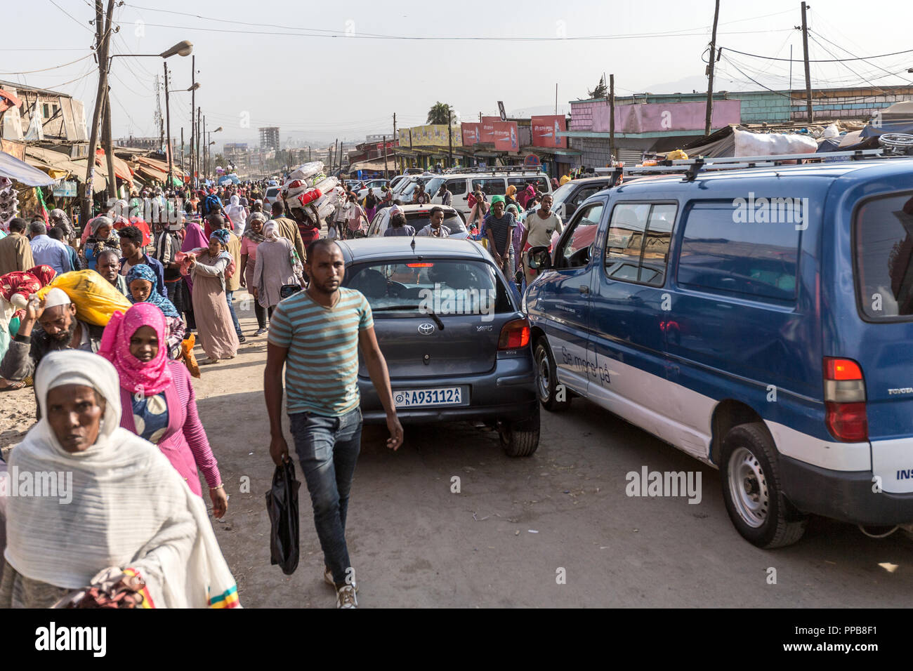 Addis Ketema aka Merkato, the largest African open air market. Addis ...