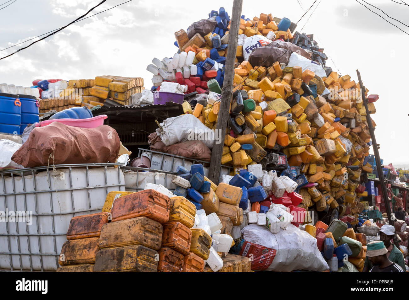 Containers, Addis Ketema aka Merkato, the largest African open air ...