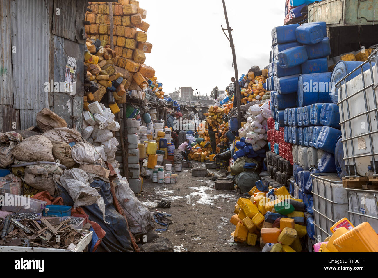 Addis Ketema aka Merkato, the largest African open air market. Addis ...