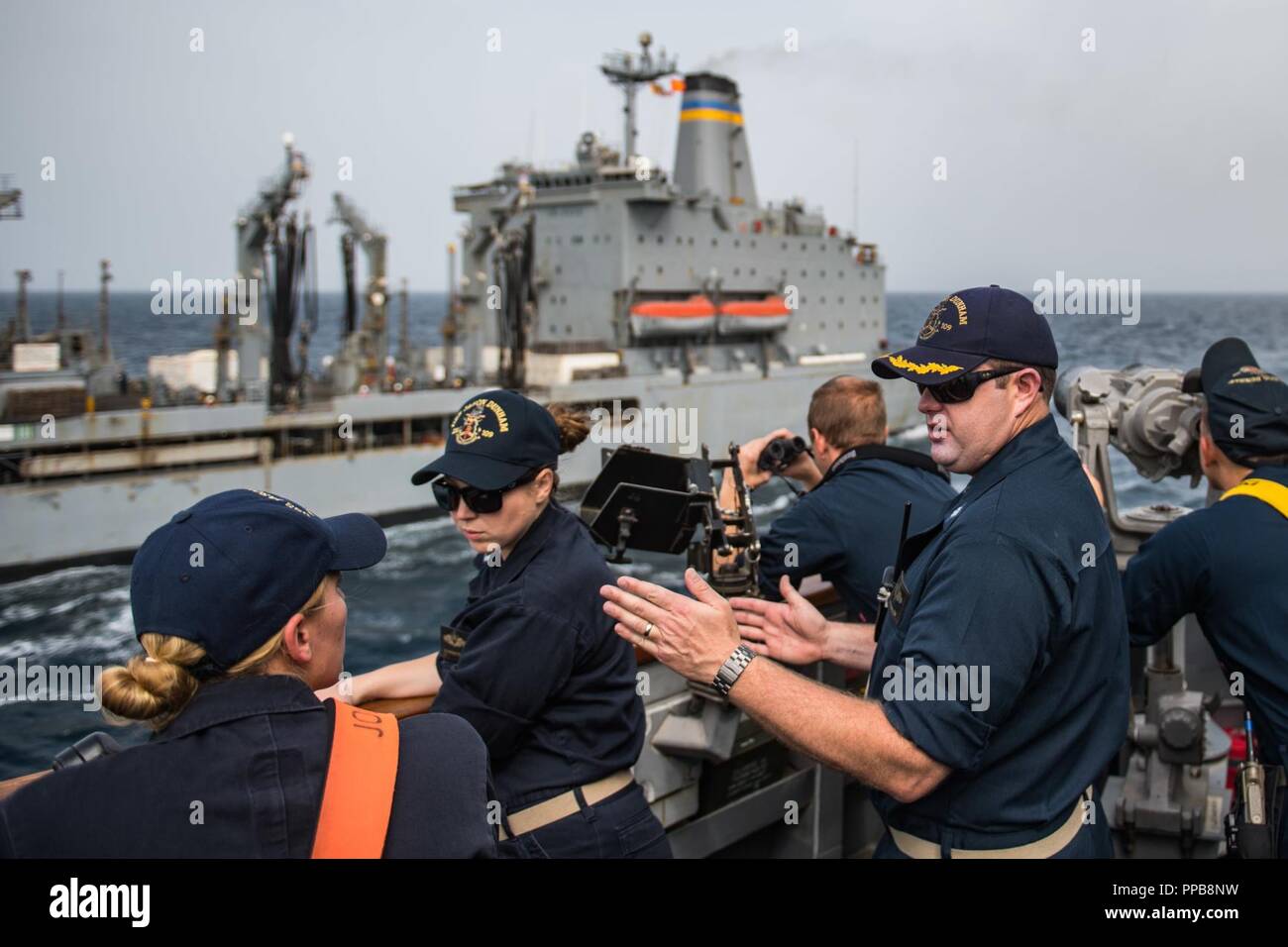 U.S. 5TH FLEET AREA OF OPERATIONS (Aug. 16, 2018) Cmdr. John Hamilton ...