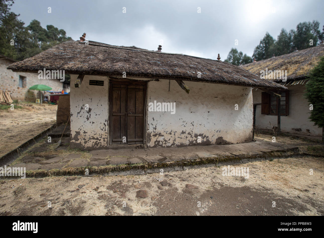 Palace of Emperor Menelik II, Mount Entoto, Addis Ababa, Ethiopia Stock ...