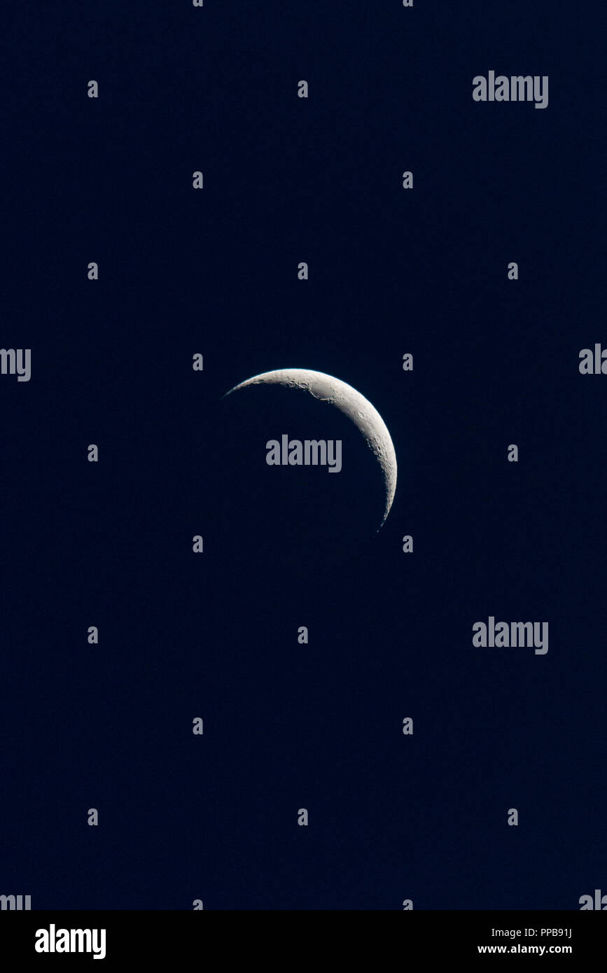 Waxing Half Moon High Resolution Stock Photography and Images - Alamy