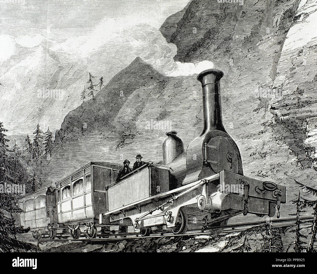 Old 19th century steam locomotives hi-res stock photography and images ...