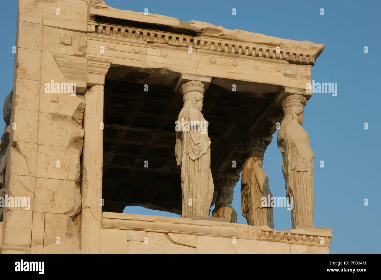 Greek Art. Erechtheion. Temple ionic. Was built between 421 - 407 BC ...