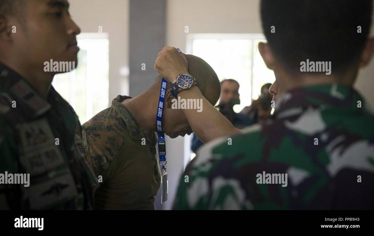 INDONESIA (Aug. 18, 2018) - U.S. Marine 1st Sgt. Mauricio Grande ...