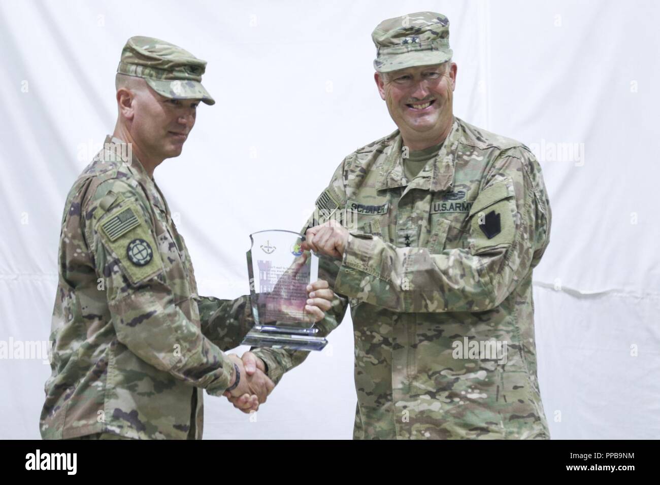 U.S. Army Maj. Gen. Andrew Schafer, commanding general of the 28th ...