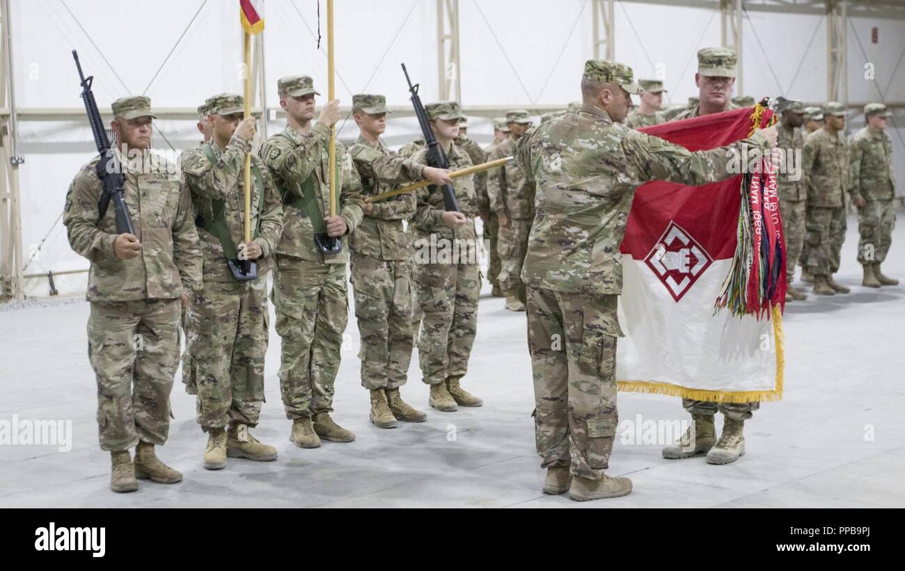 U.S. Army Col. Patrick Sullivan, commander of the 20th Engineer Brigade ...