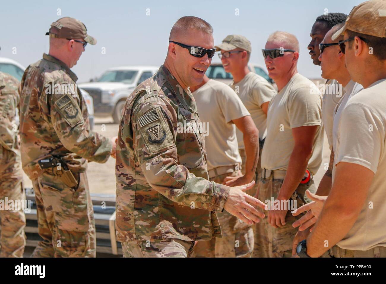 U.S. Air Force Brig. Gen. Brook Leonard, Director of Air Operations for ...