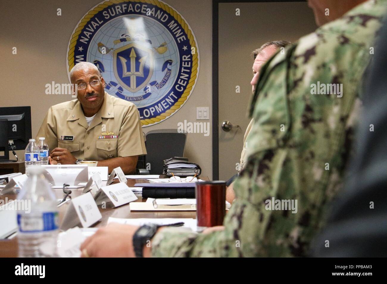 SAN DIEGO (Aug. 20, 2018) Rear Adm. Jesse A. Wilson Jr., commander ...