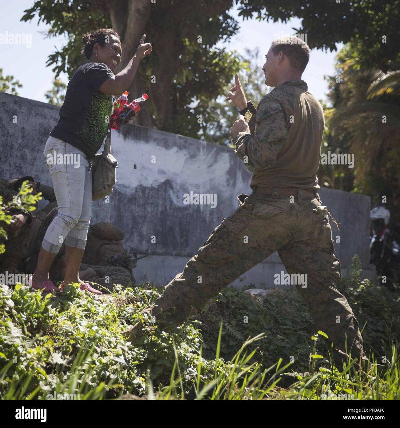 INDONESIA (Aug. 16, 2018) - U.S. Marine Sgt. Jason Callahan, an ...