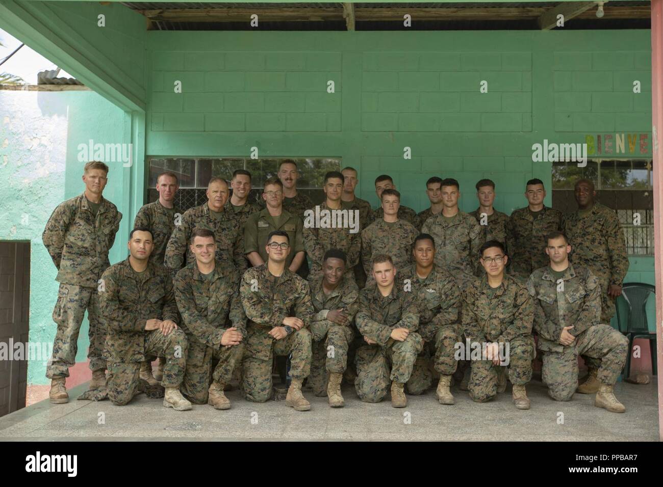 Commandant of the Marine Corps Gen. Robert Neller and Sergeant Major of ...