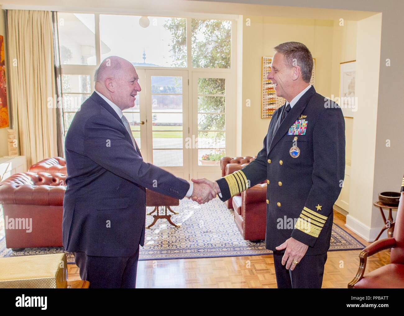 CANBERRA, Australia (Aug. 21, 2018) – His Excellency Sir Peter Cosgrove ...