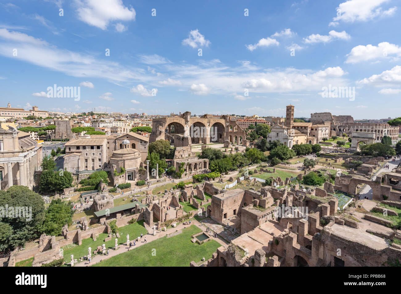 The colosseum roof hi-res stock photography and images - Alamy