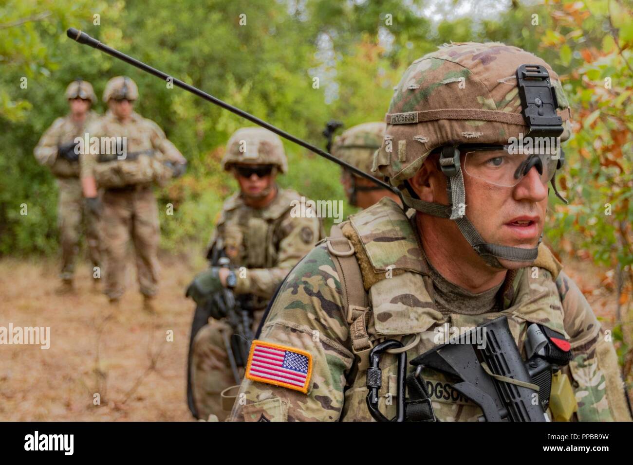 U.S. Army Sgt. Charles Hodgson, a Task Force Raider infantrymen from ...