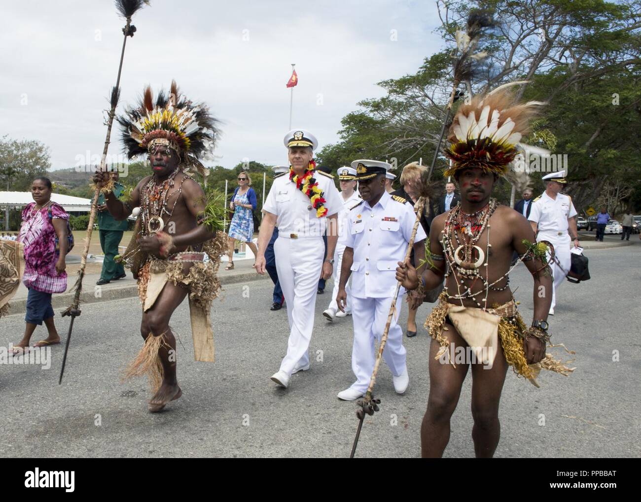 PORT MORESBY, Papua New Guinea (Aug. 22, 2018) –Adm. Phil Davidson ...
