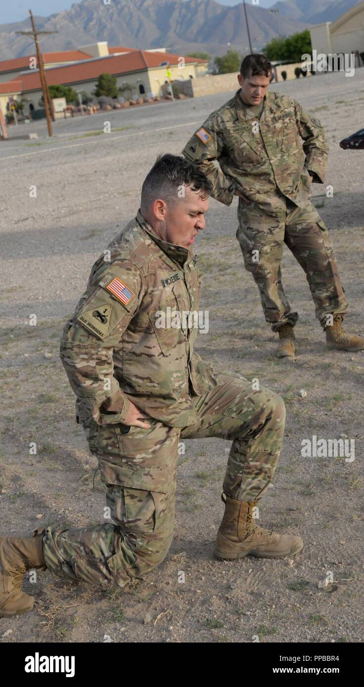 Specialist Mckenzie, a Soldier assigned to 1st Brigade, 1st Armored ...