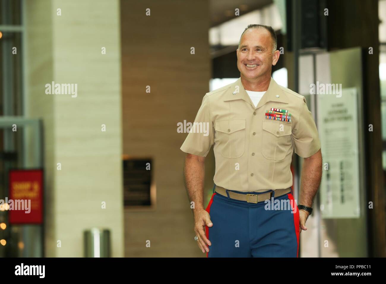 U.S. Marine Corps Lt. Col. Richard Owens, program executive officer ...