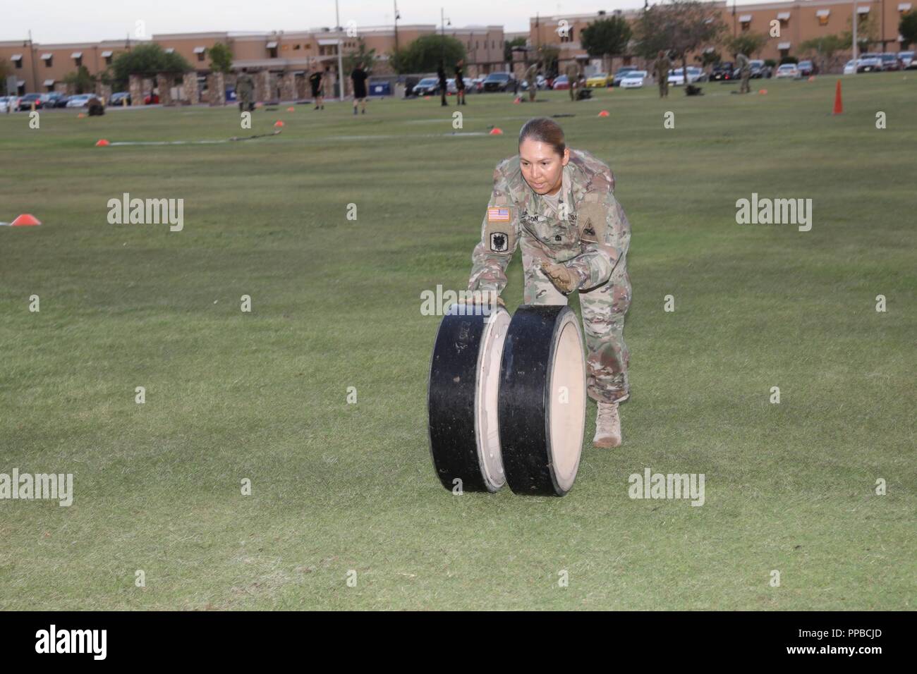 Physical combat proficiency test hi-res stock photography and images ...