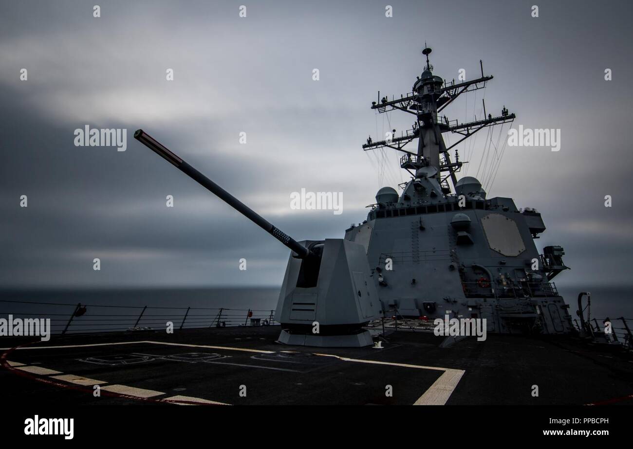 OCEAN (Aug. 20, 2018) - The guided-missile destroyer USS Dewey (DDG 105 ...