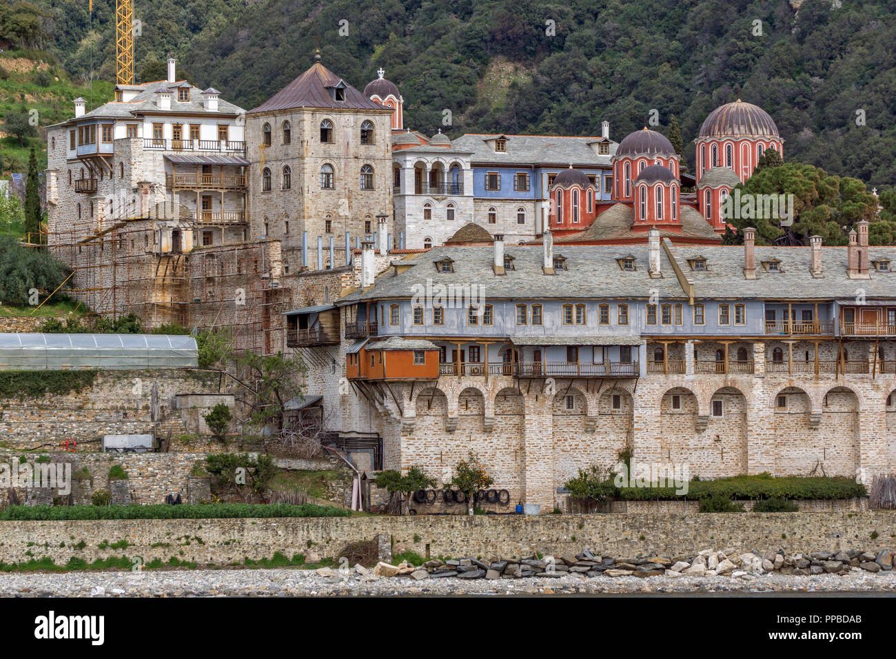 Xenophontos monastery at Mount Athos in Autonomous Monastic State of ...