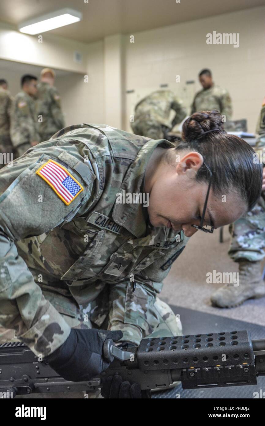 A U.S. Army Reserve Soldier’s knowledge of an M240B machine gun is ...