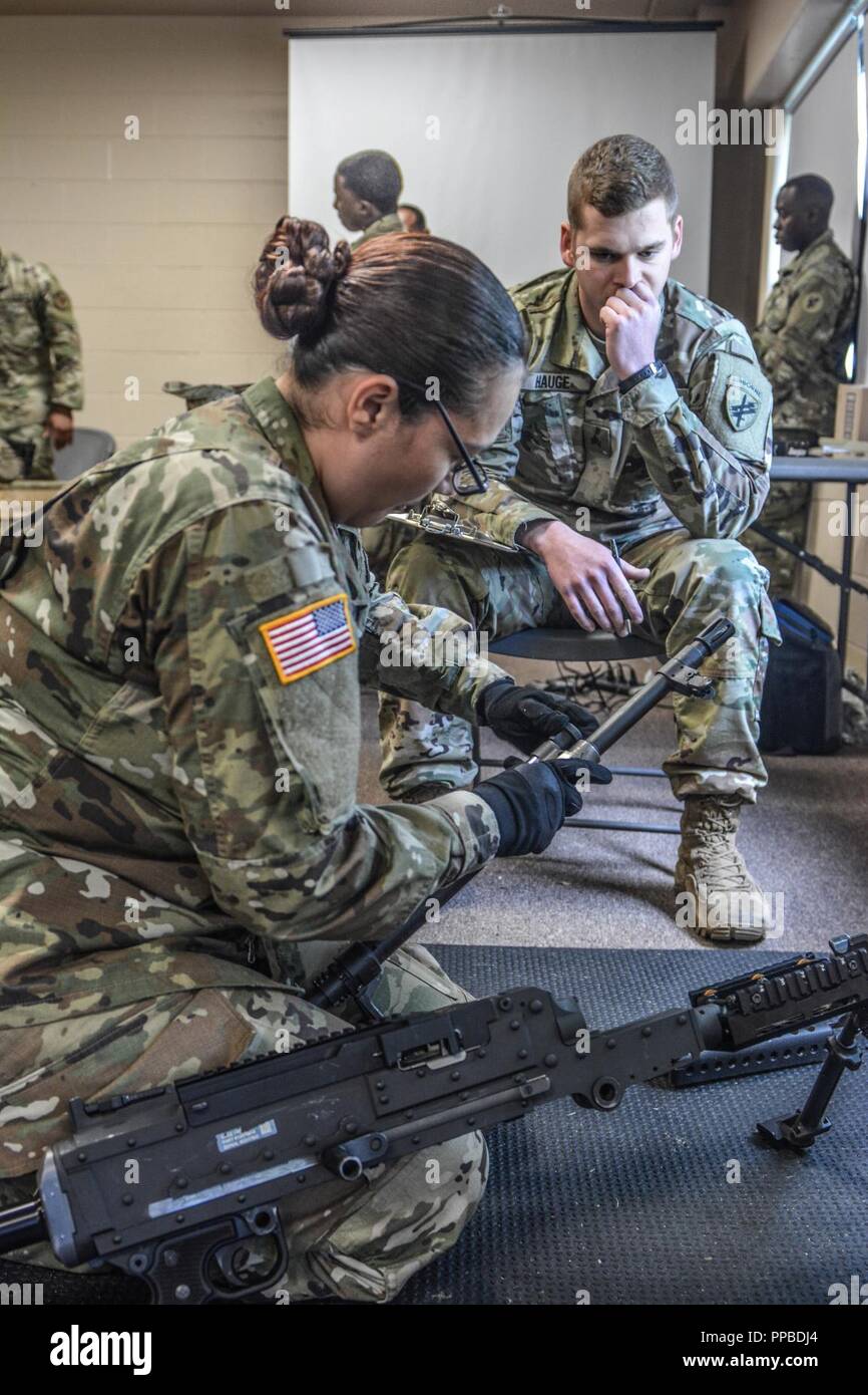A U.S. Army Reserve Soldier’s knowledge of an M240B machine gun is ...