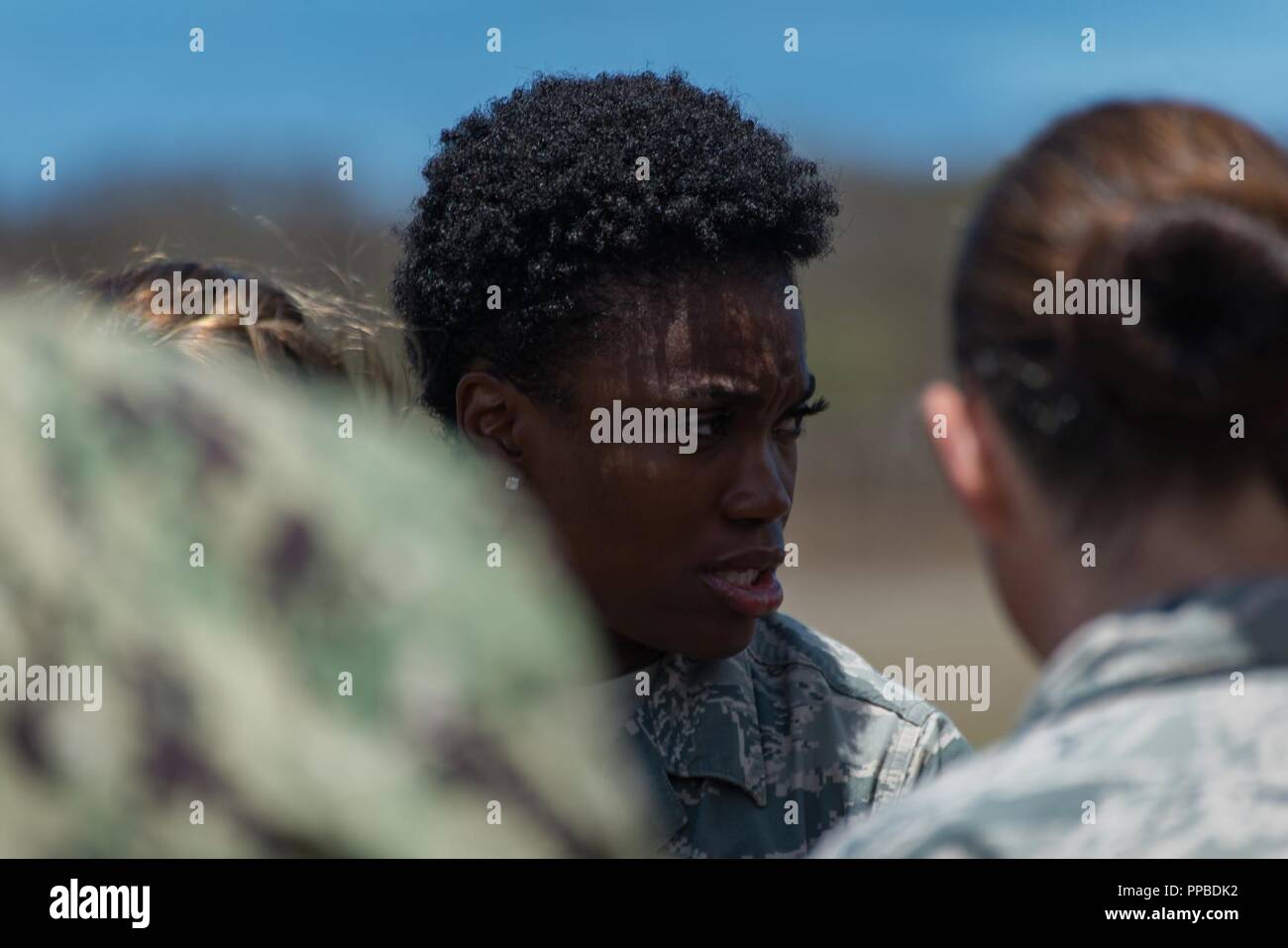 U.S. Air Force Tech. Sgt. Danielle Todman, a kitchen supervisor ...