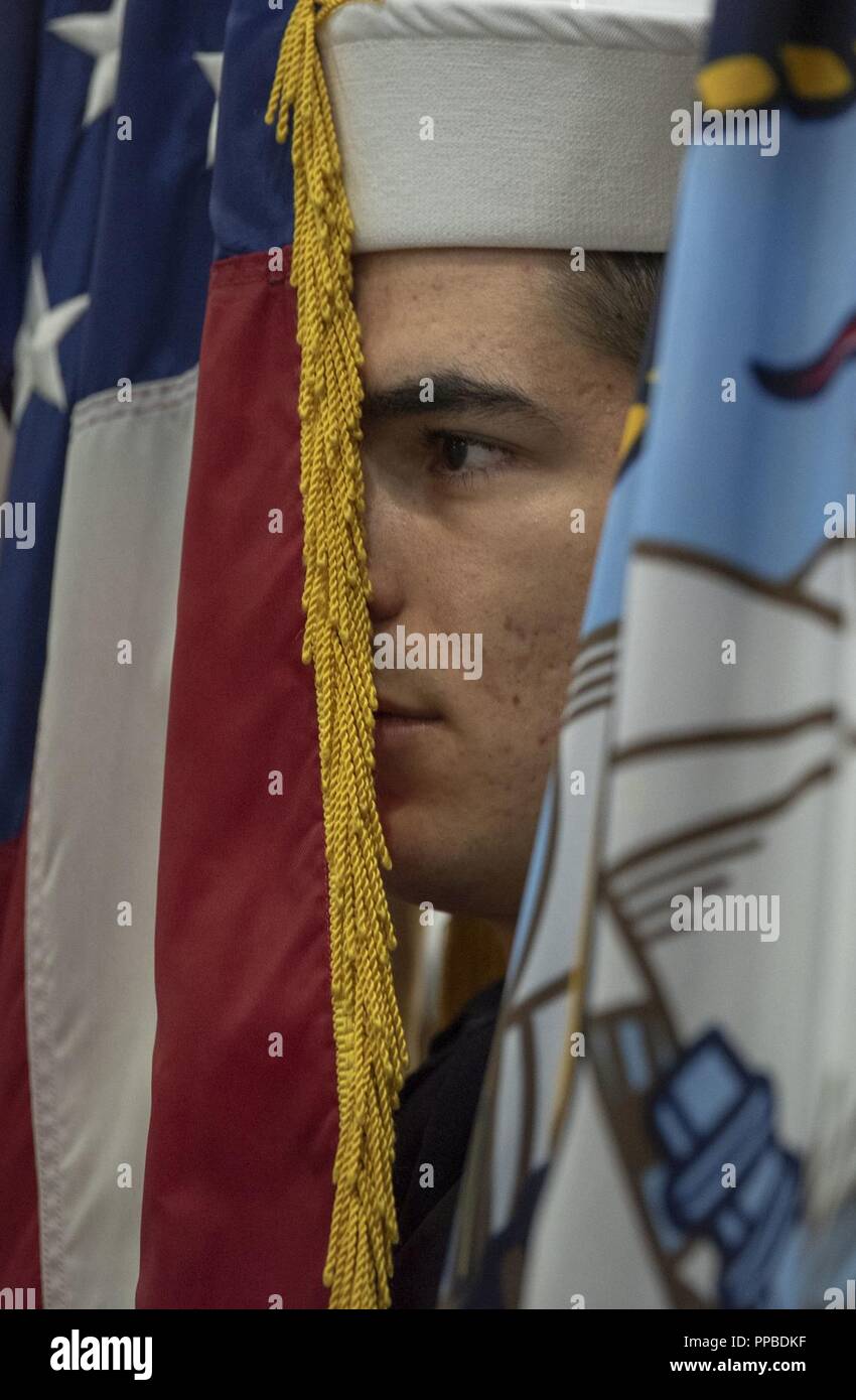 GREAT LAKES, Ill. (Aug. 17, 2018) U.S. Navy Sailors graduate from boot ...