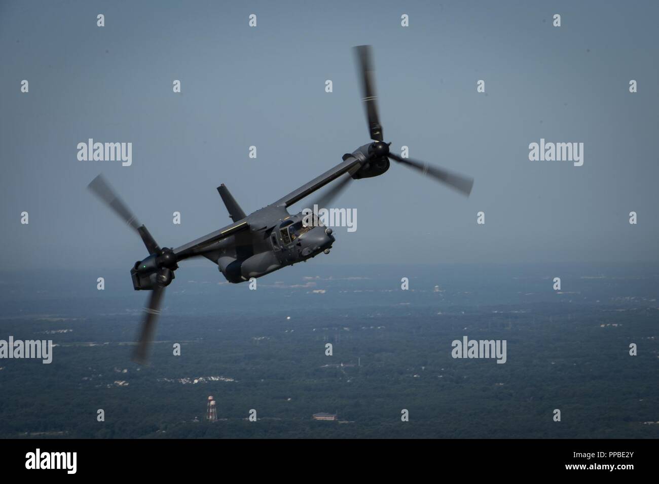An 8th Special Operations Squadron CV-22 Osprey tiltrotor aircraft ...
