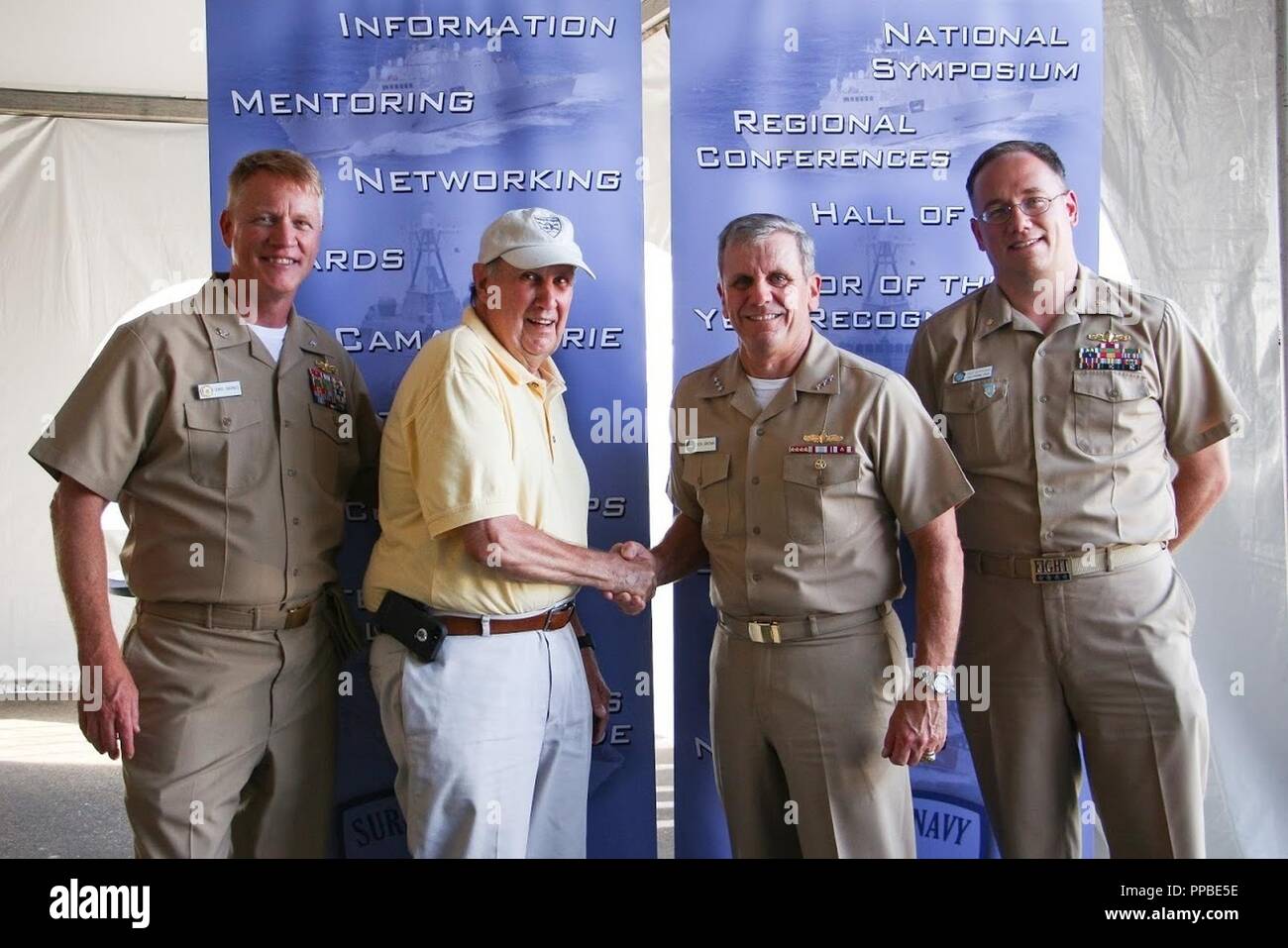 NAVAL BASE SAN DIEGO (Aug. 23, 2018) Vice Adm. Rich Brown, commander ...