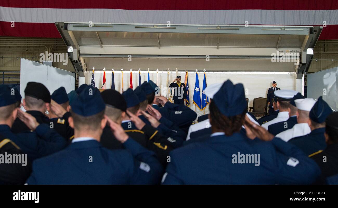 Joint service members render their final salutes to U.S. Air Force Lt ...