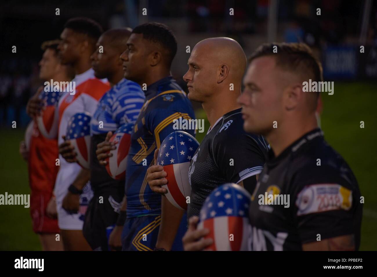 GLENDALE, Colo. – US Military rugby team Captains participate in the ...